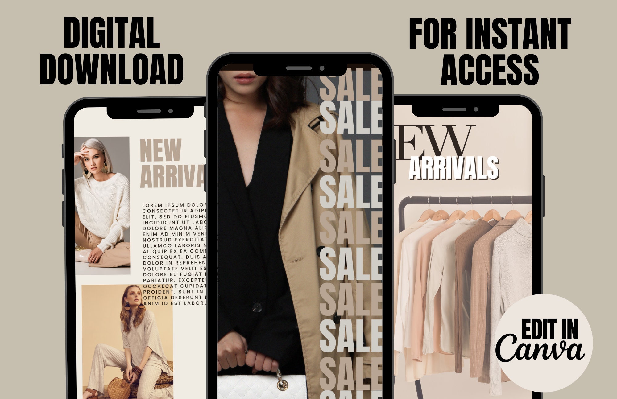 44 Brand Instagram Templates Fashion Brand Templates - Etsy