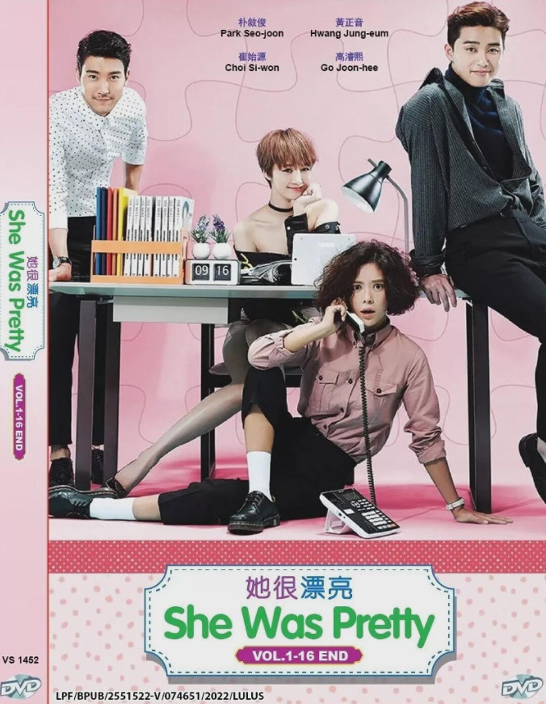 Korean Drama DVD She Was Pretty Volume 1-16 End (2015 , 她很漂亮) English ...