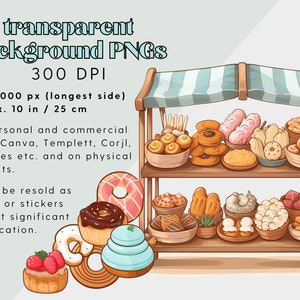 Pan Dulce Clipart Pack | 57 Transparent Pngs | Mexican Sweet Bread PNG ...