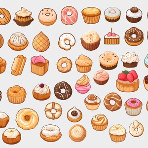 Pan Dulce Clipart Pack | 57 Transparent Pngs | Mexican Sweet Bread PNG ...