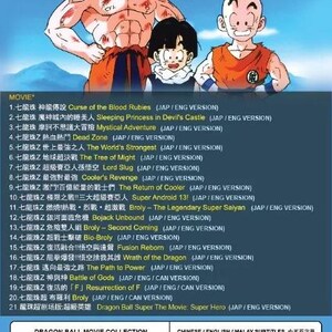 DVD Anime Dragon Complete 21 Movies Collection Boxset (8-DVD) English ...
