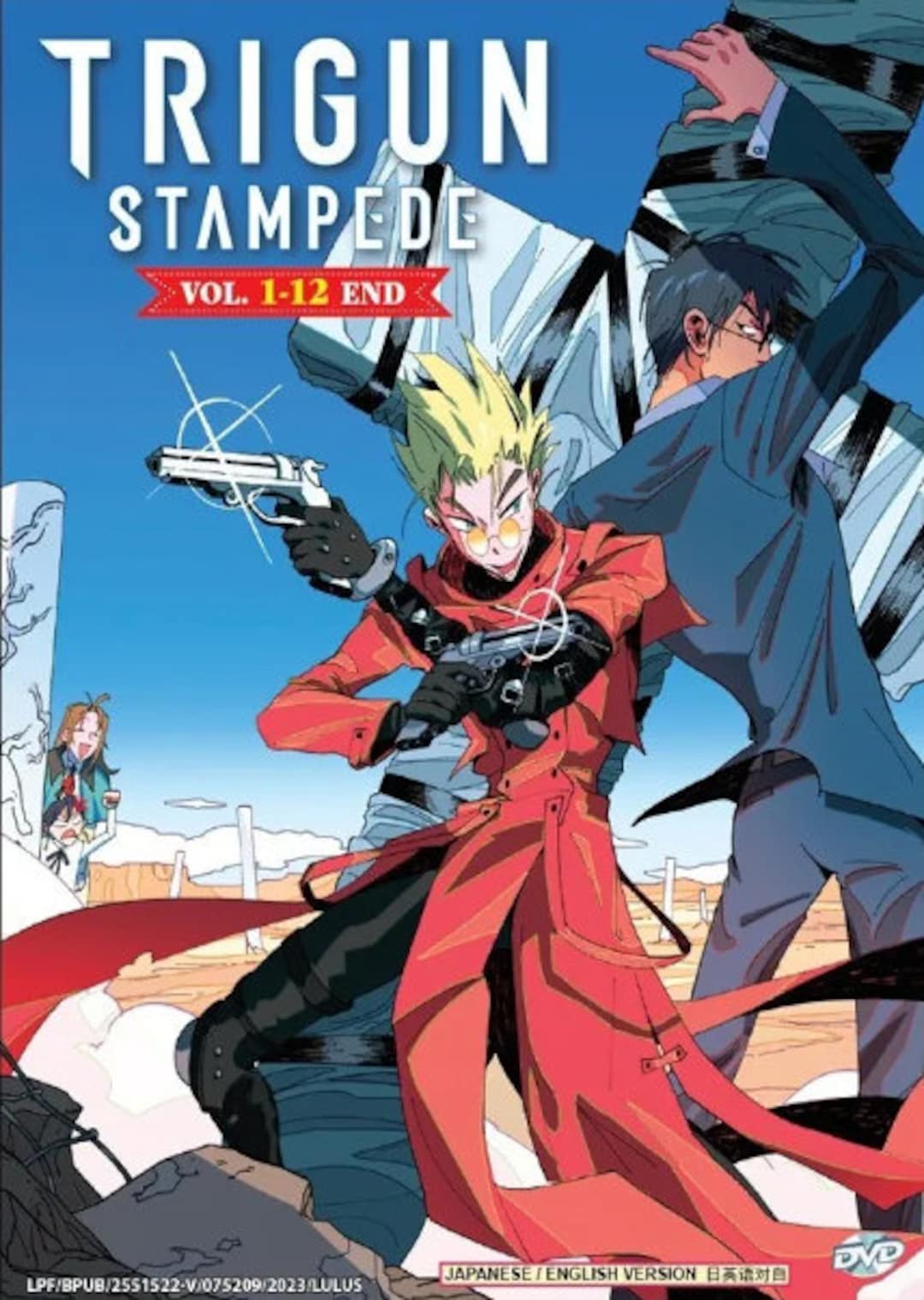 DVD Anime Trigun Stampede Complete TV Series 1-12 End English Dubbed ...