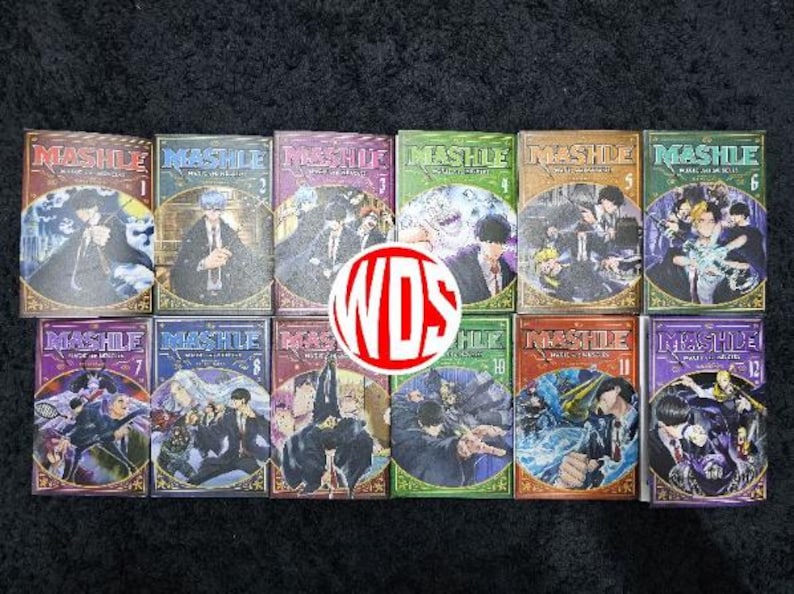 Mashle Magic and Muscles Manga Volume 1-12 Complete Set English Version ...