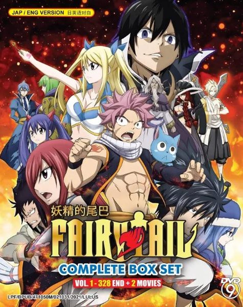 DVD Anime Fairy Complete TV Series (1-328 End) + 2 Movies (english ...