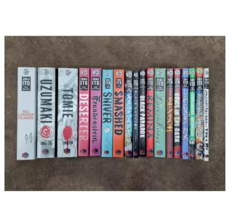 Junji Ito Story Collection Manga Volume 1-18 English Version DHL ...