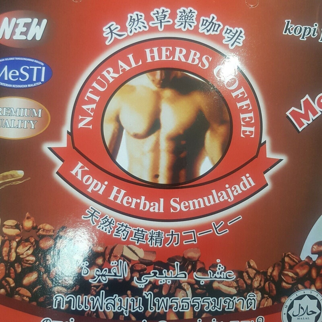 20 Sachet Herbal Red Coffee for Man Strong Free Express Shipping - Etsy