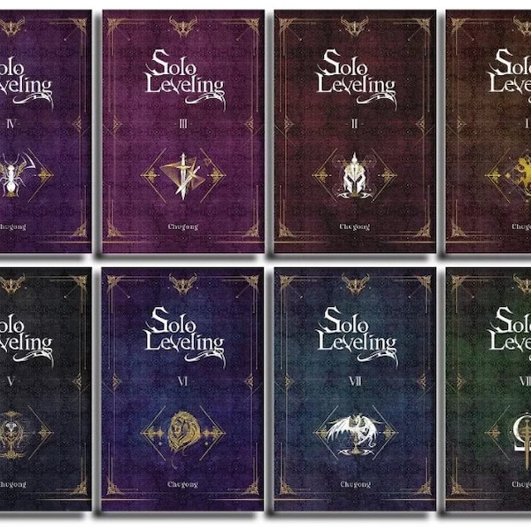 Solo Leveling Full Manga Set - Etsy