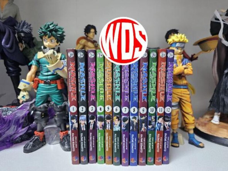 Mashle Magic and Muscles Manga Volume 1-12 Complete Set English Version ...