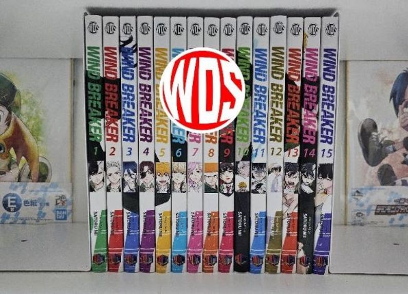 Wind Breaker Manga Volume 1-15 Complete Set English Version Comic DHL ...