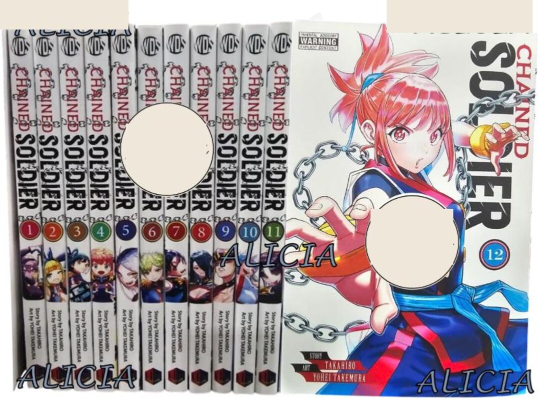 Chained Soldier Manga Volume 1-12 English Full Set by Takahiro English ...