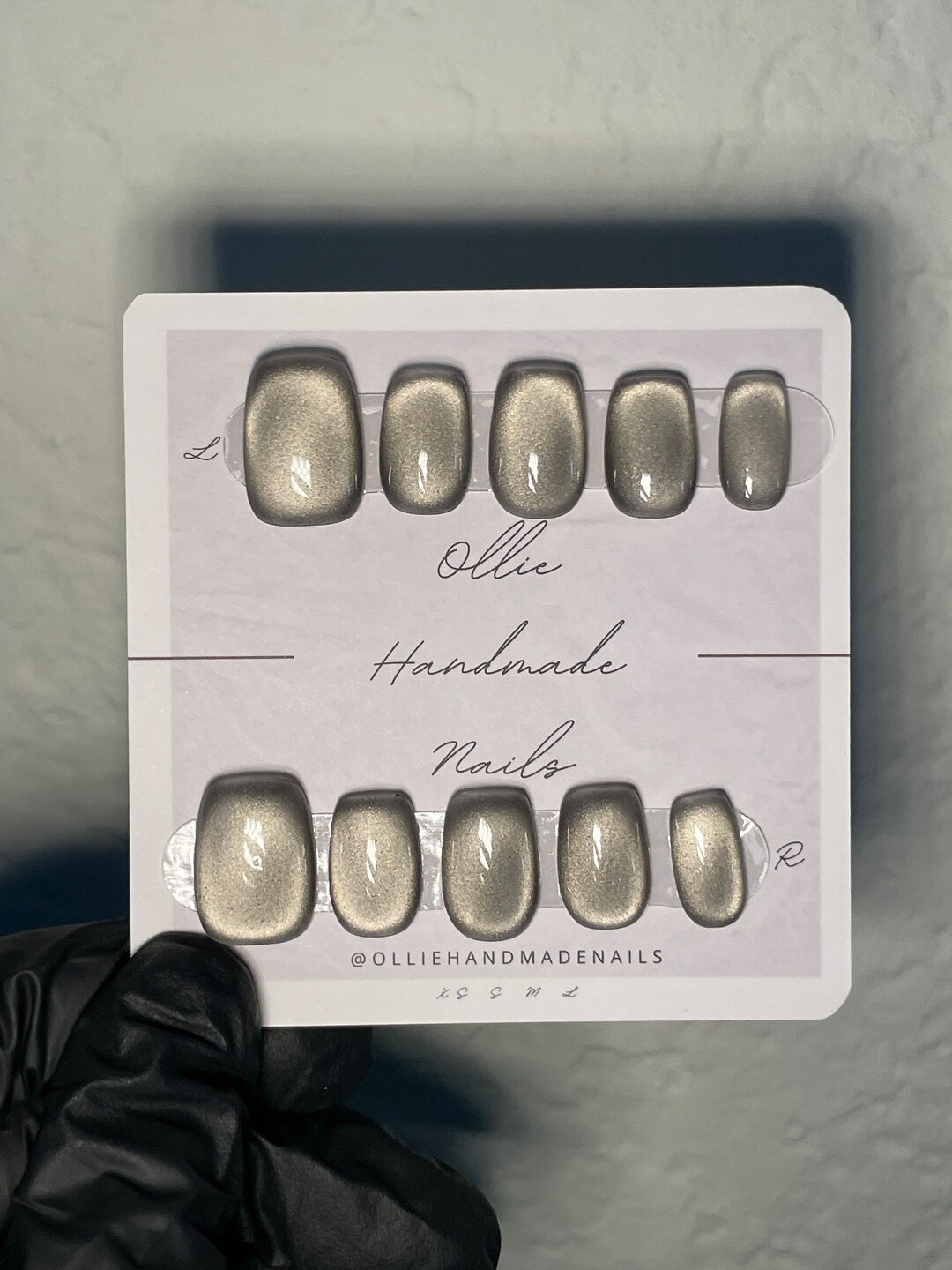 Gray Cat-eye the Tortured Poets Department TTPD Short Chrome Velvet ...