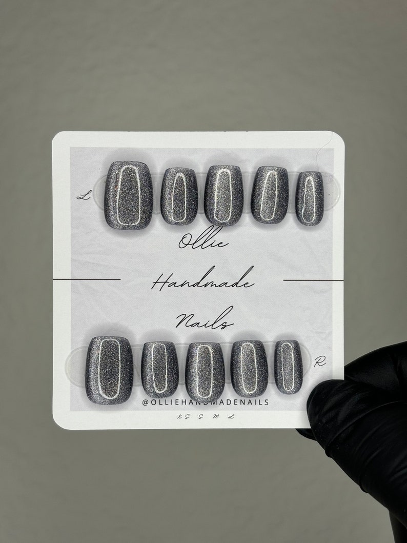 Dark Gray Cat-eye the Tortured Poets Department TTPD Short Chrome ...