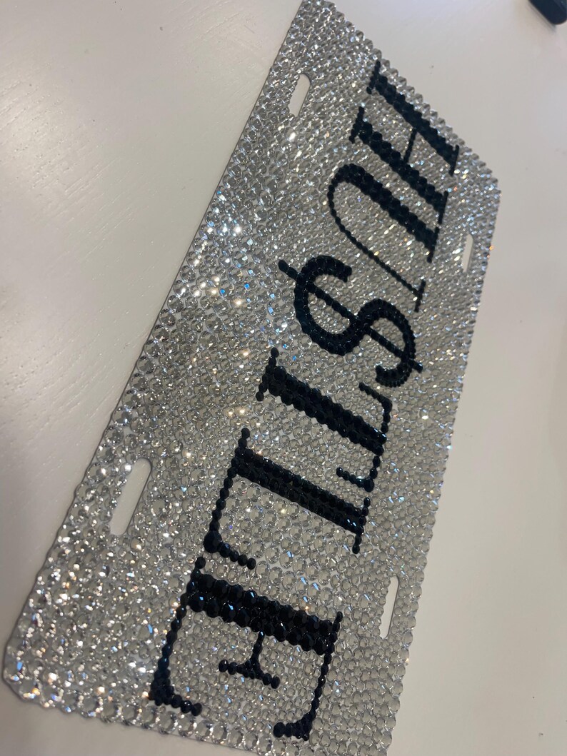 Crystal License Plates, Plates With Monogram, Personalized Car ...