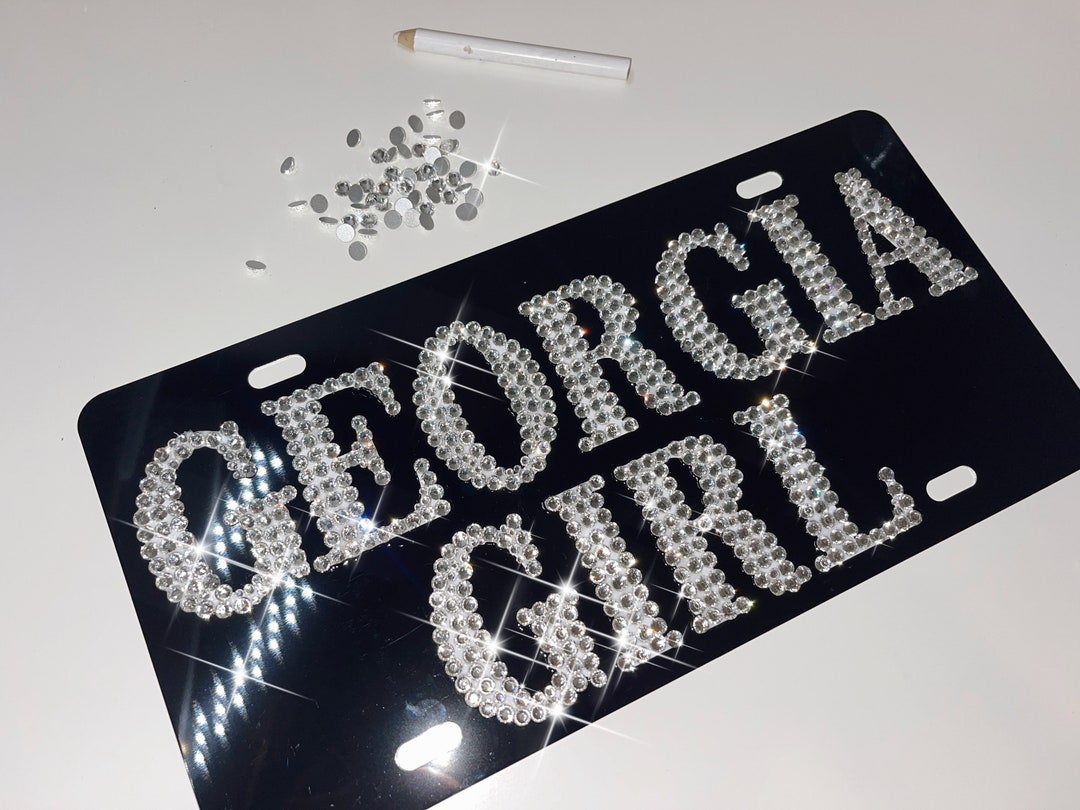 Crystal License Plates, Plates With Monogram, Personalized Car ...