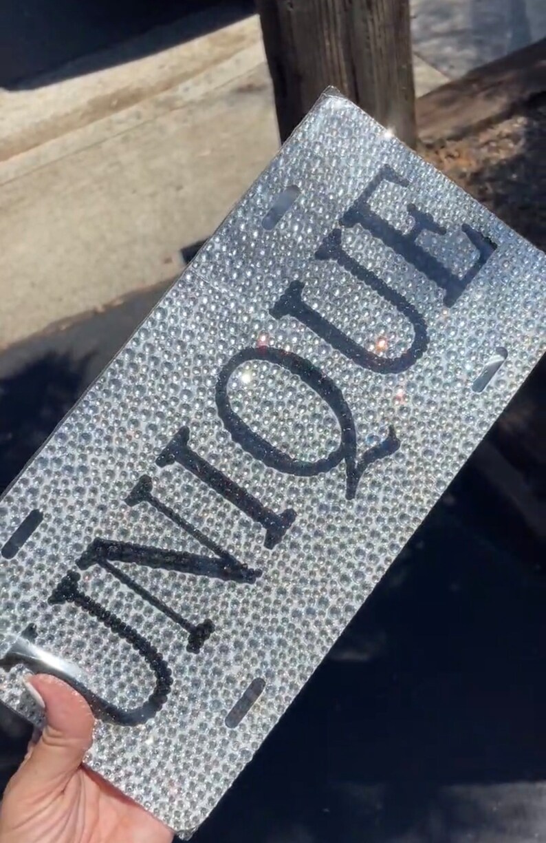 Crystal License Plates, Plates With Monogram, Personalized Car ...