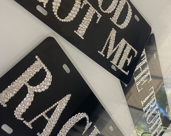 Crystal License Plates, Plates With Monogram, Personalized Car ...
