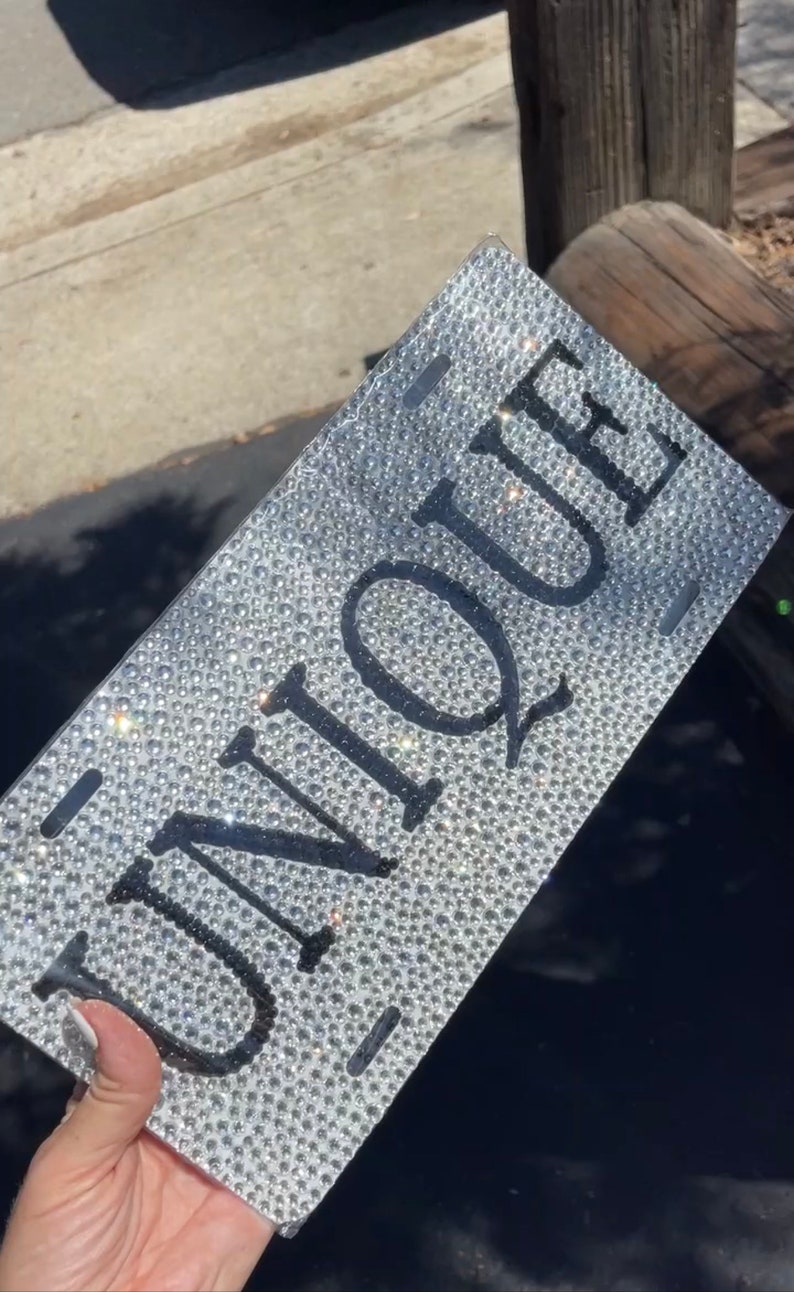 Crystal License Plates, Plates With Monogram, Personalized Car ...