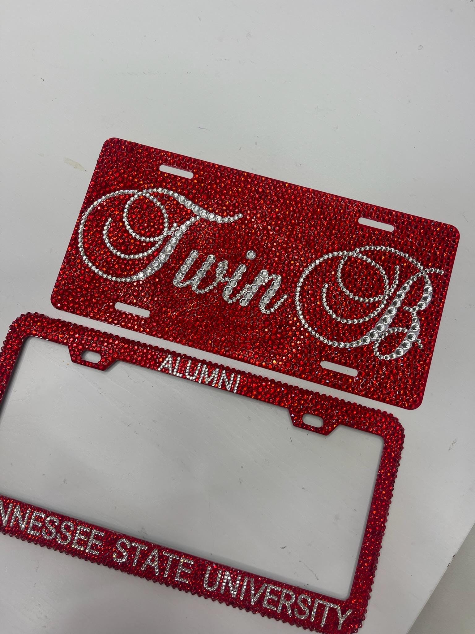 Crystal License Plates, Plates With Monogram, Personalized Car ...
