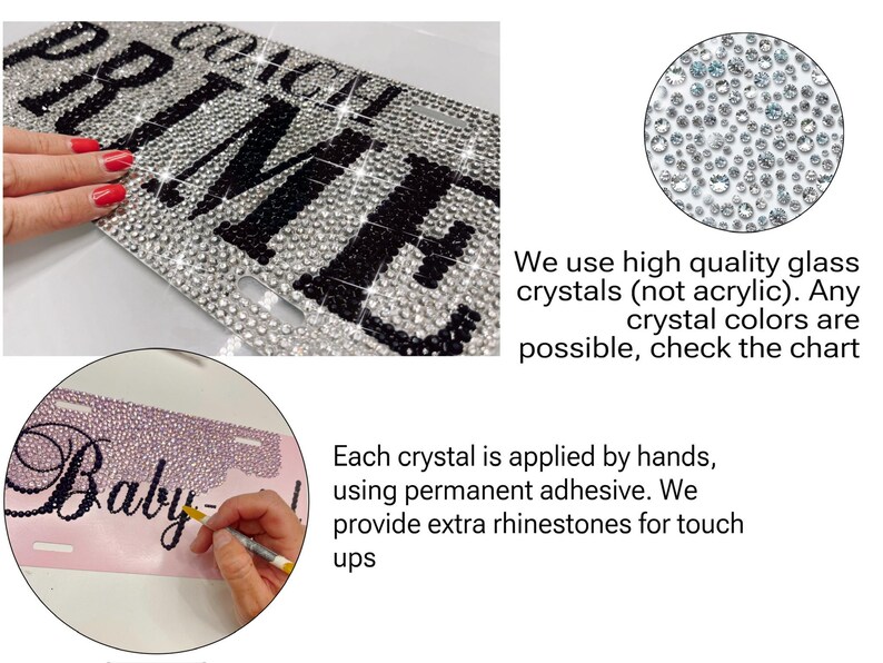 Crystal License Plates, Plates With Monogram, Personalized Car ...