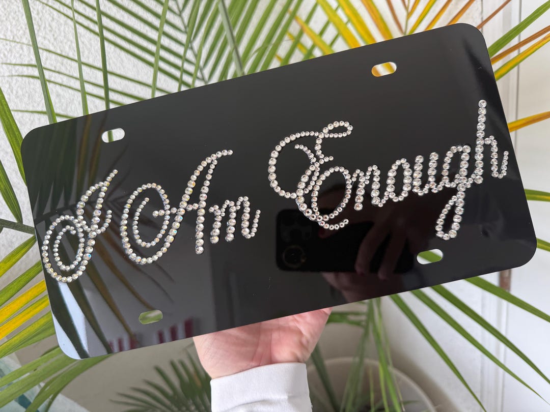 Crystal License Plates, Plates With Monogram, Personalized Car ...