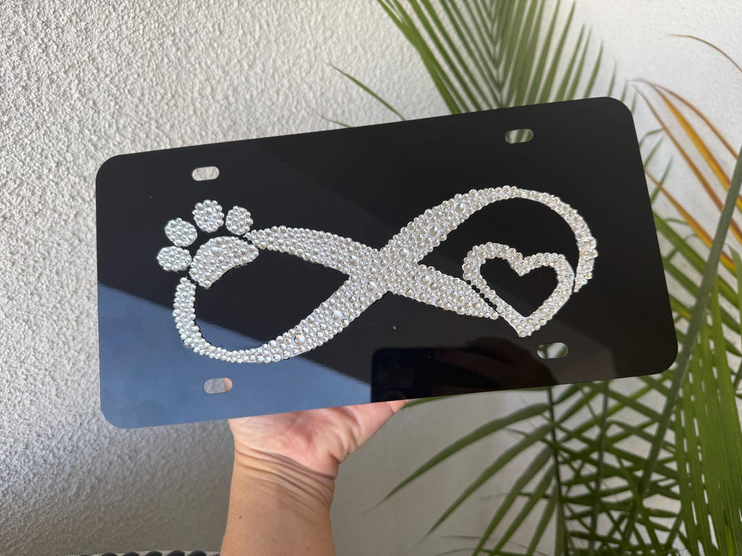 Paw License Plates, Dog Mom License Plates, Personalized Car ...