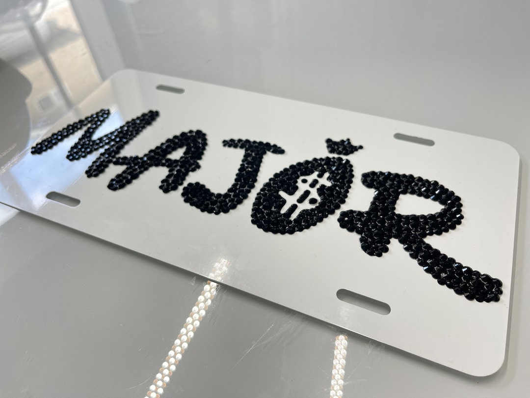 Crystal License Plates, Plates With Monogram, Personalized Car ...