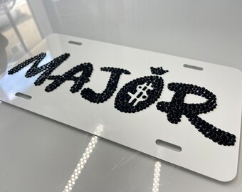 Crystal License Plates, Plates With Monogram, Personalized Car ...