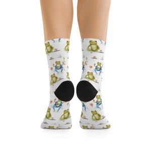 Frog Crew Socks, Eco-friendly Socks - Etsy