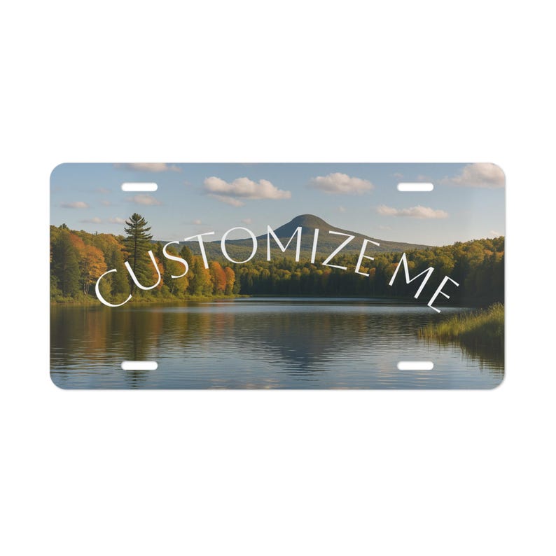 Michigan Vanity Plate, Custom Personalized License Plate, Scenic ...