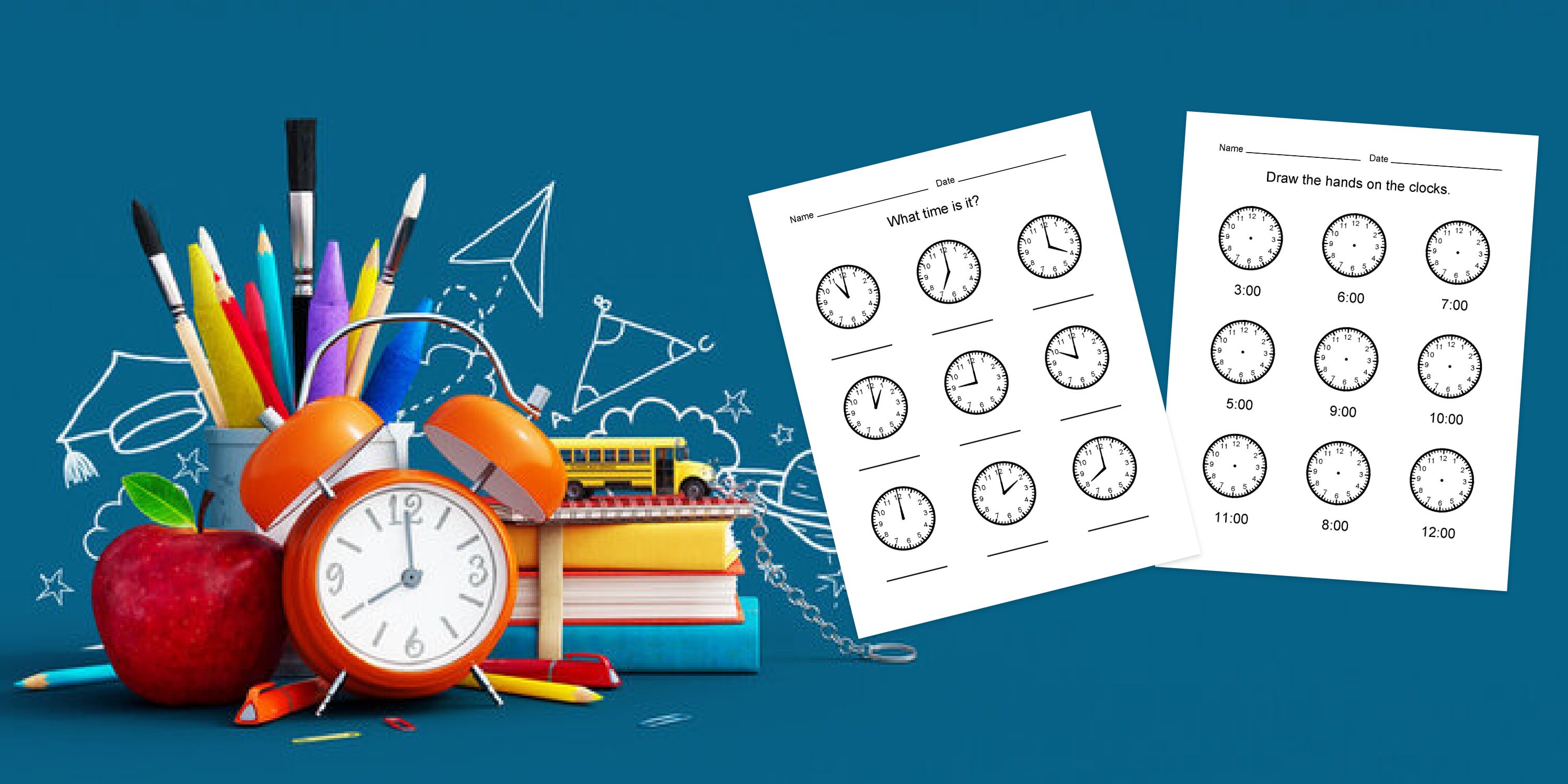 65 Sheets -let's Tell Time Worksheets - Etsy