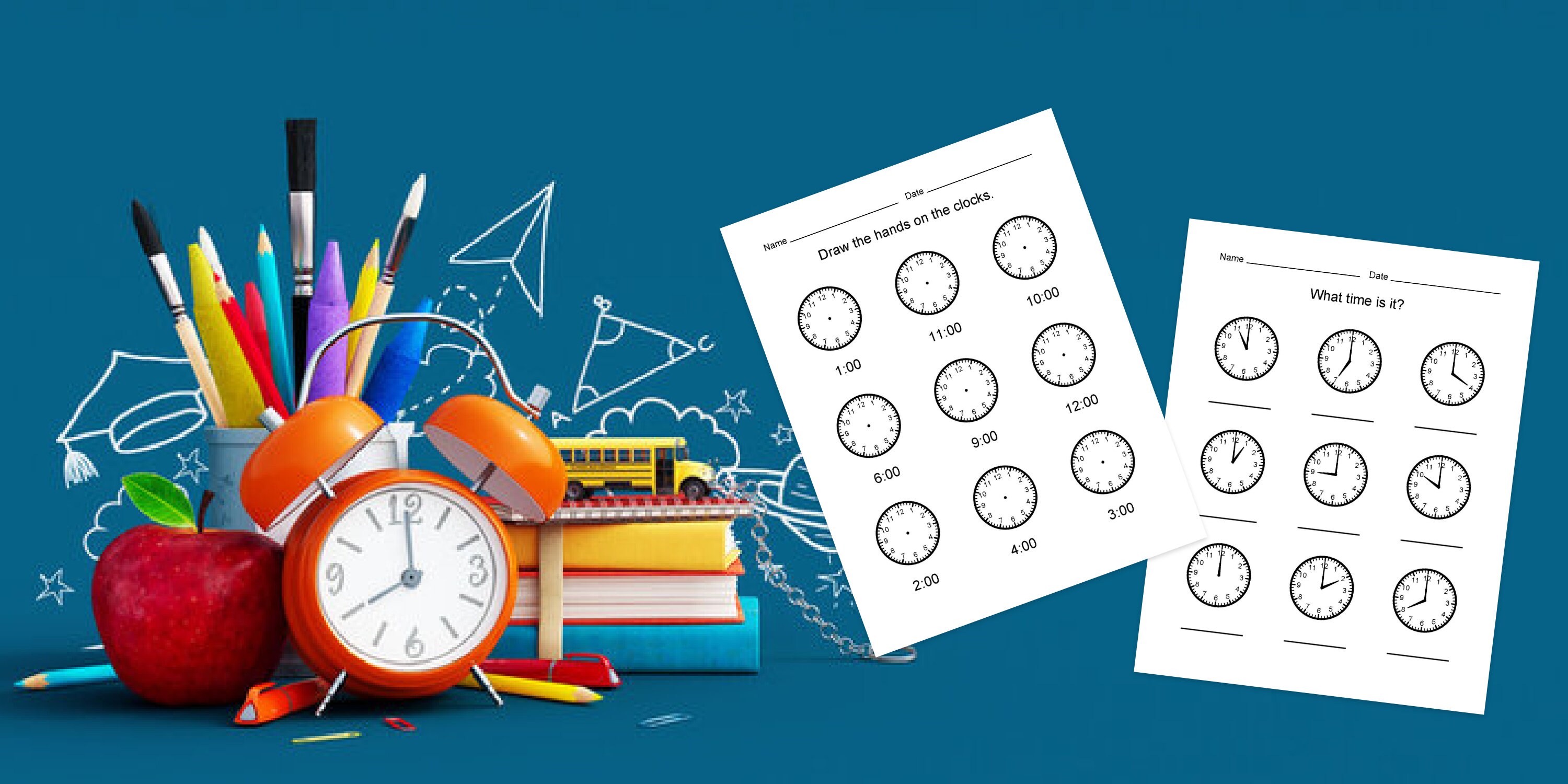 65 Sheets -let's Tell Time Worksheets - Etsy