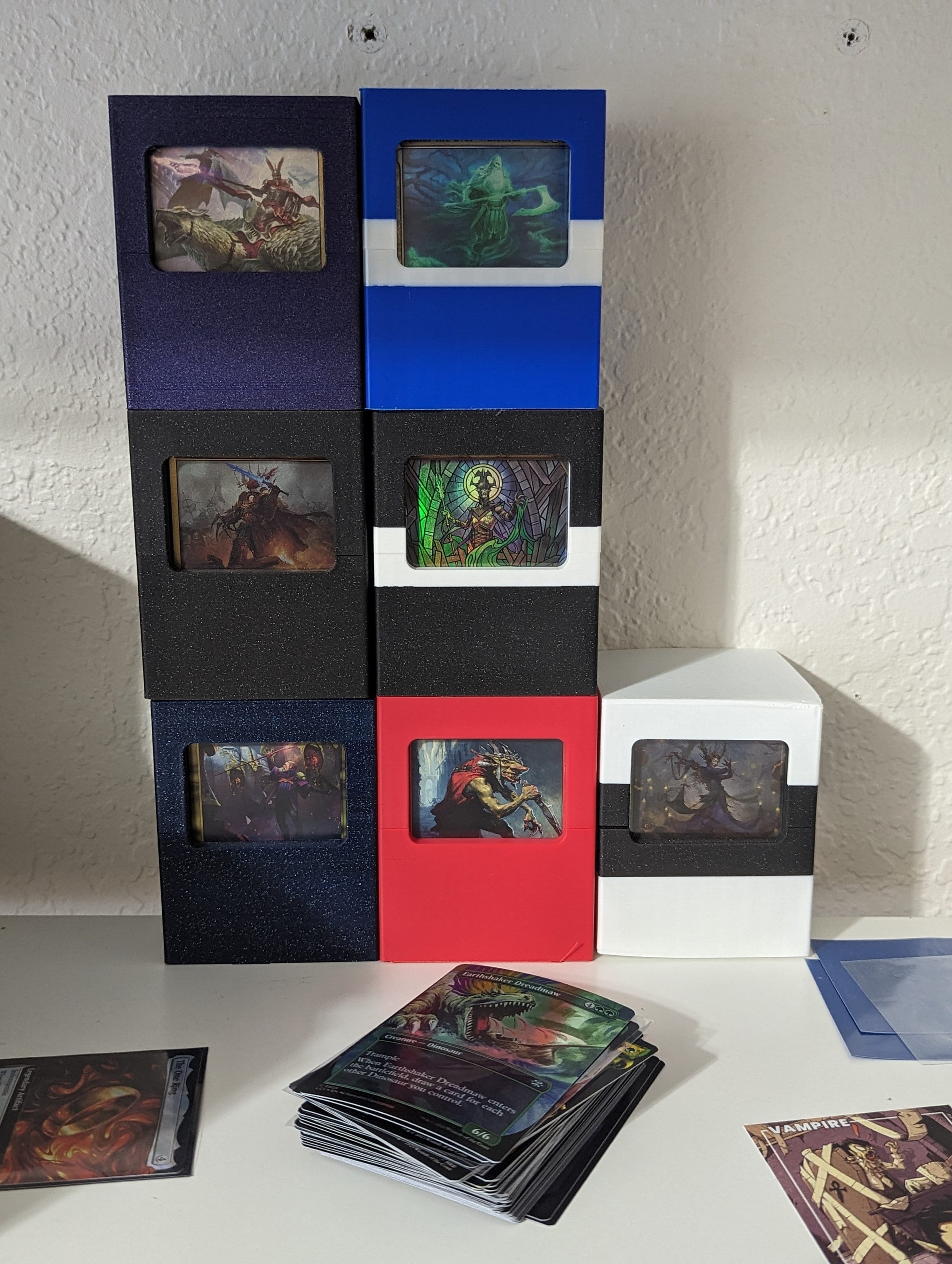 Windowed Commander Deck Box - Etsy