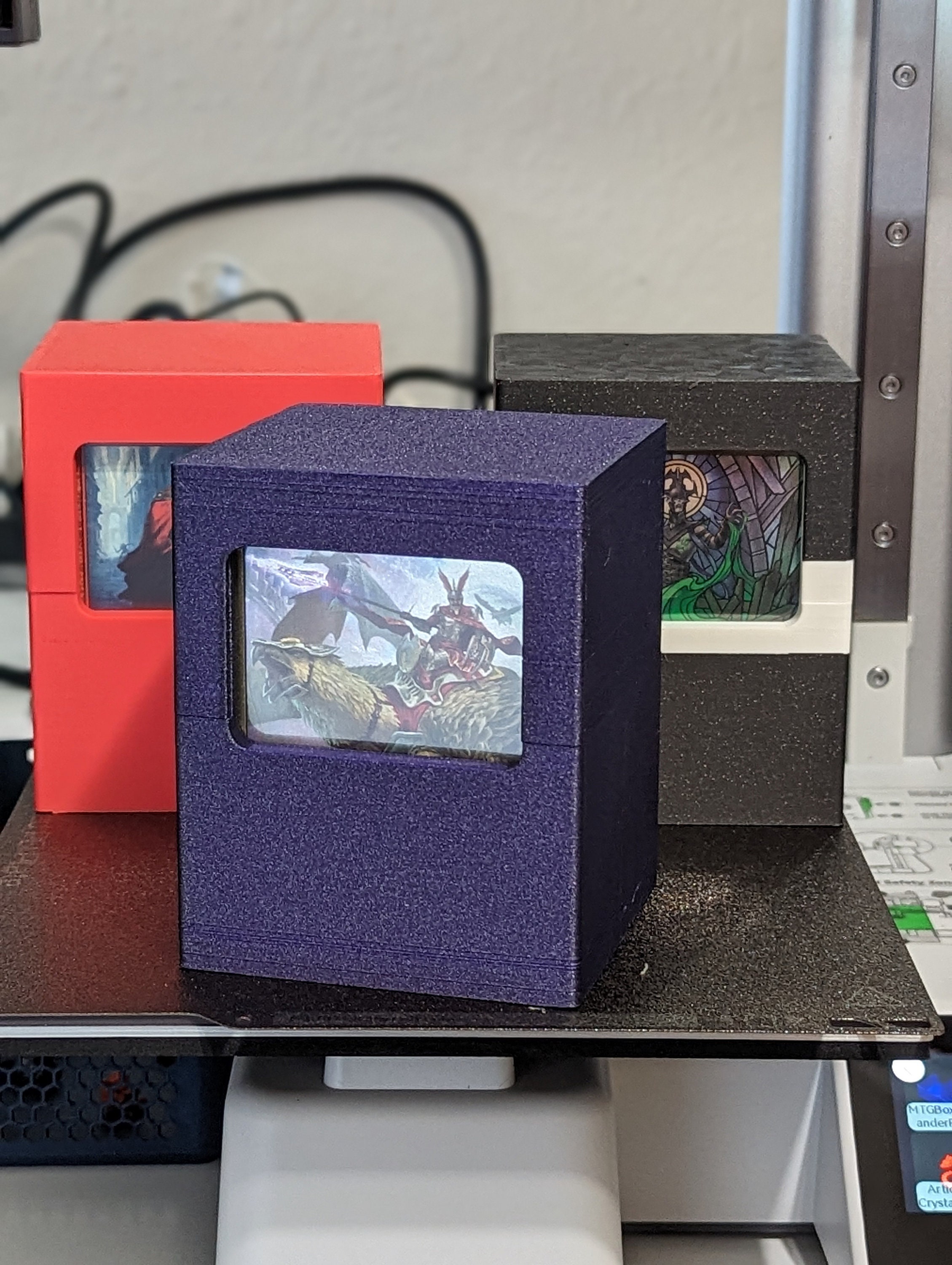 Windowed Commander Deck Box - Etsy