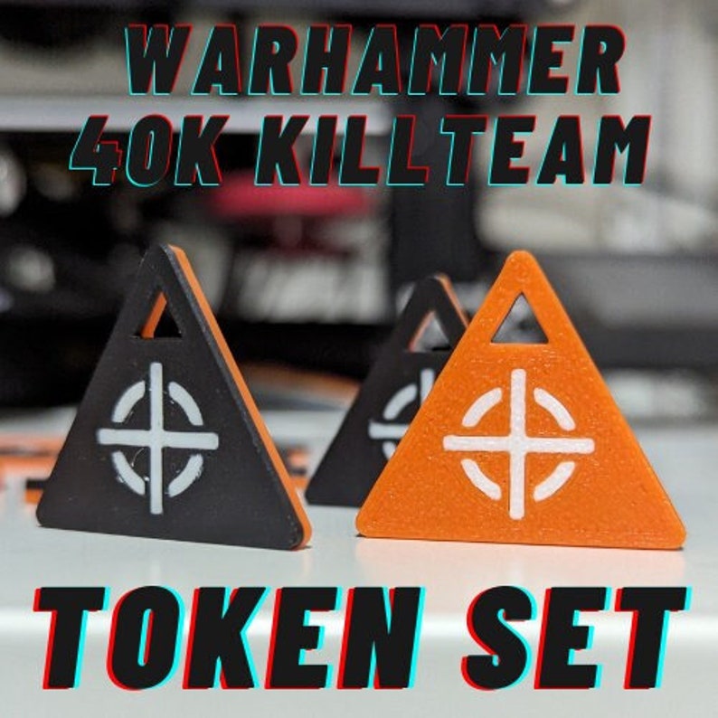 3D Printed Double Sided Tokens for Warhammer 40K Killteam - Etsy