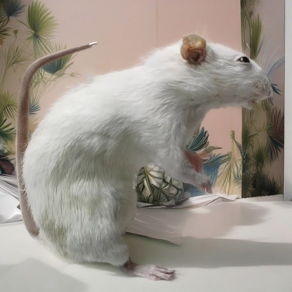 Taxidermy Rat - Etsy