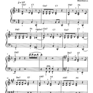 Tea for Two - Digital Printable Easy Piano Cha-cha Style - Etsy