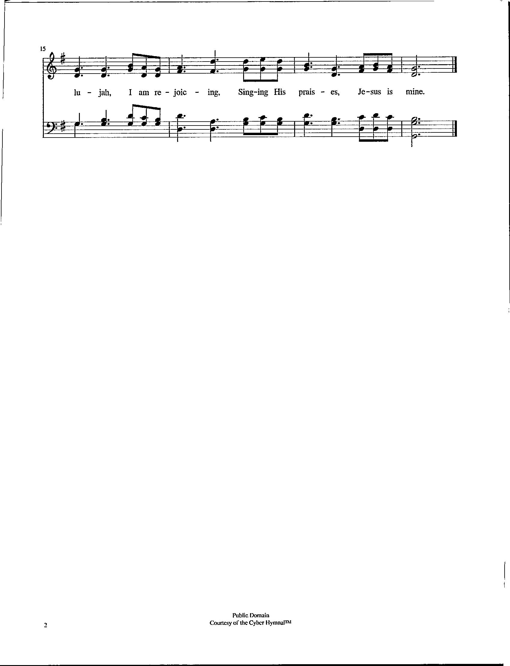 Heavenly Sunlight - Digital Download Hymn Tune for Piano Organ Voices ...