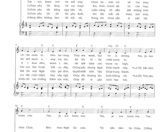 Jesus Loves Me Digital Hymn Tune Download Key of C - Etsy