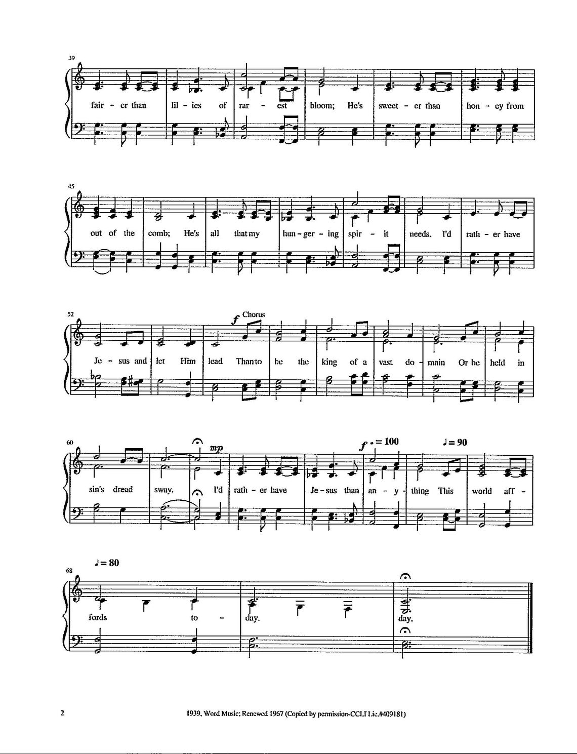 I'd Rather Have Jesus by George Beverly Shea - Digital Download for ...