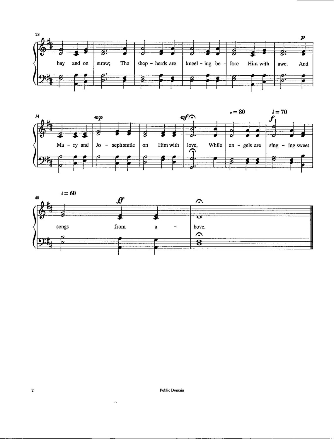O Come, Little Children - Digital Download Christmas Hymn for Piano and ...
