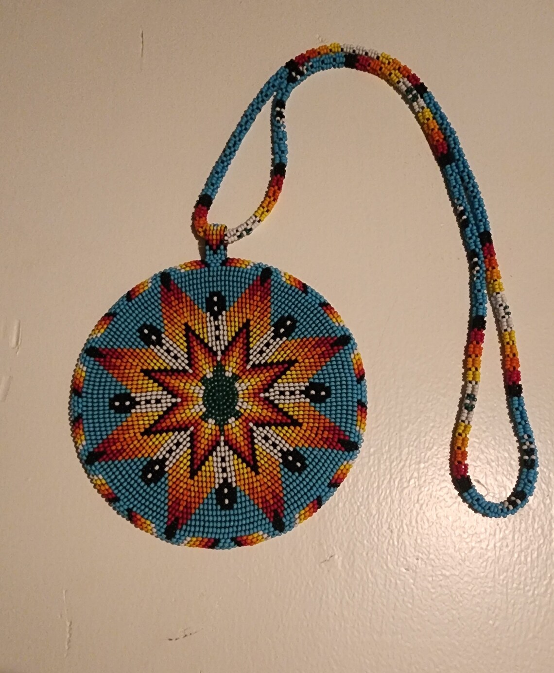 Traditional Beaded Turtle Rosette Medallion - Etsy