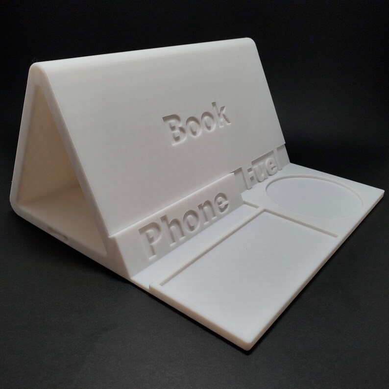 3D Printed Book Rest, Book Stand, Coaster, Tray, Phone Holder, Perfect ...