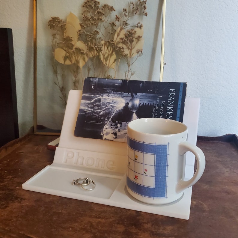 3D Printed Book Rest, Book Stand, Coaster, Tray, Phone Holder, Perfect ...
