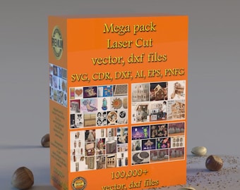 Mega Pack Laser Cut, 100,000 Vector, Dxf Files, 3d, 2D, Cnc, Laser Cut ...