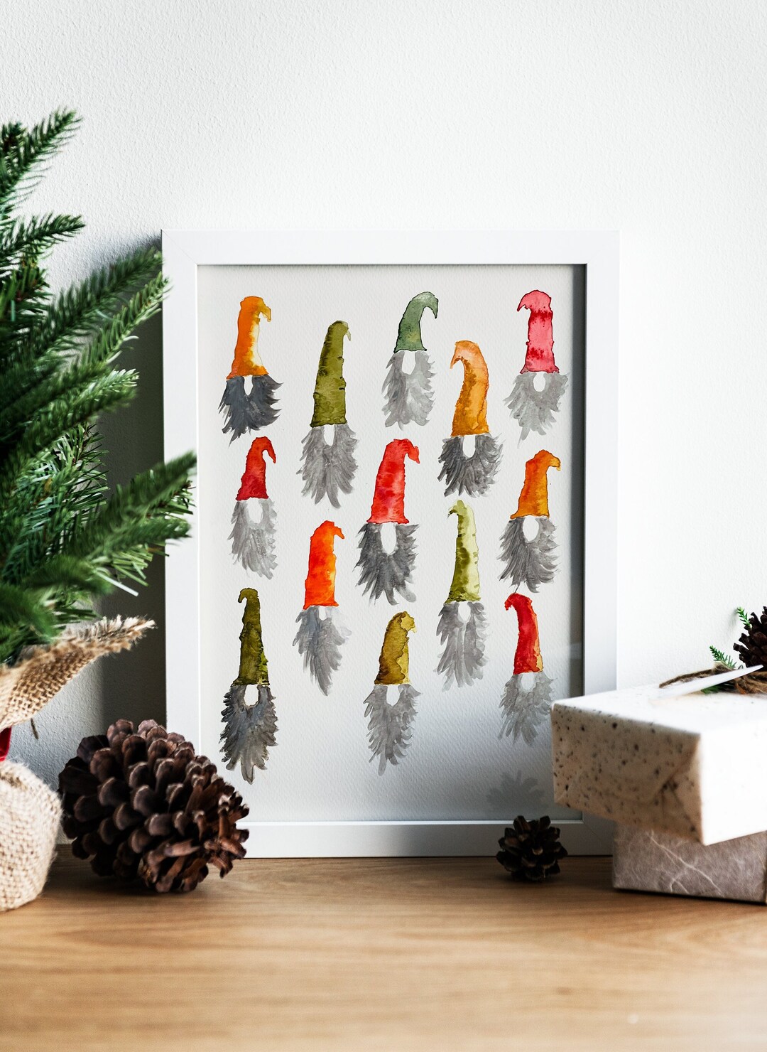 The 13 Icelandic Yule Lads in Water Color Painting - Etsy