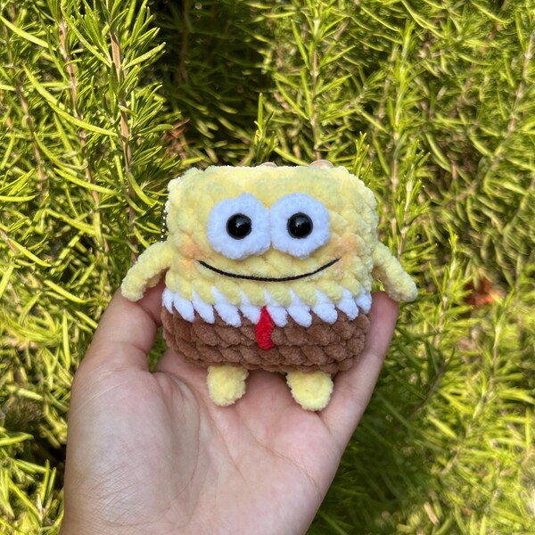 Spongebob Keychain - Etsy