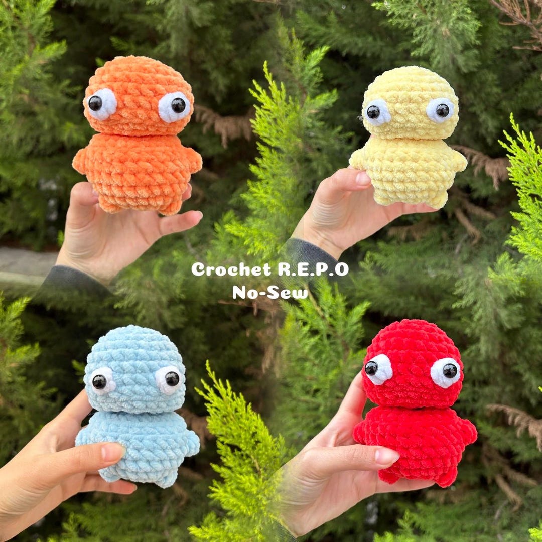 R.E.P.O Inspired Crochet Pattern , Repo Robot , Gift for Gamers , Repo ...