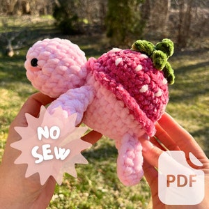 Pattern 3 in 1 Crochet Fruit Turtle | PDF Download No Sew Amigurumi ...