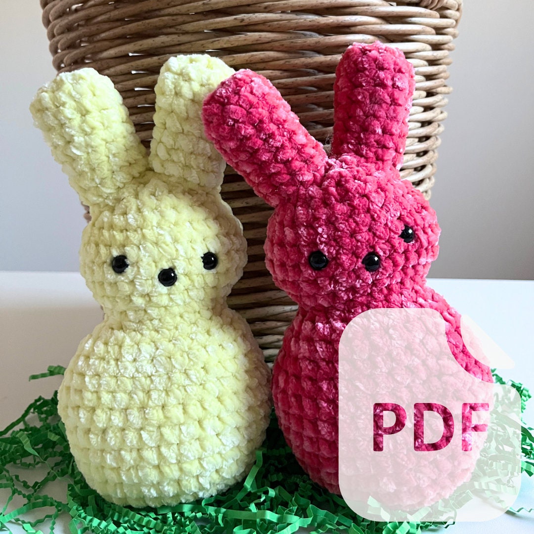 Pattern Crochet Peeps Download PDF Amigurumi Easter Beginner Friendly ...