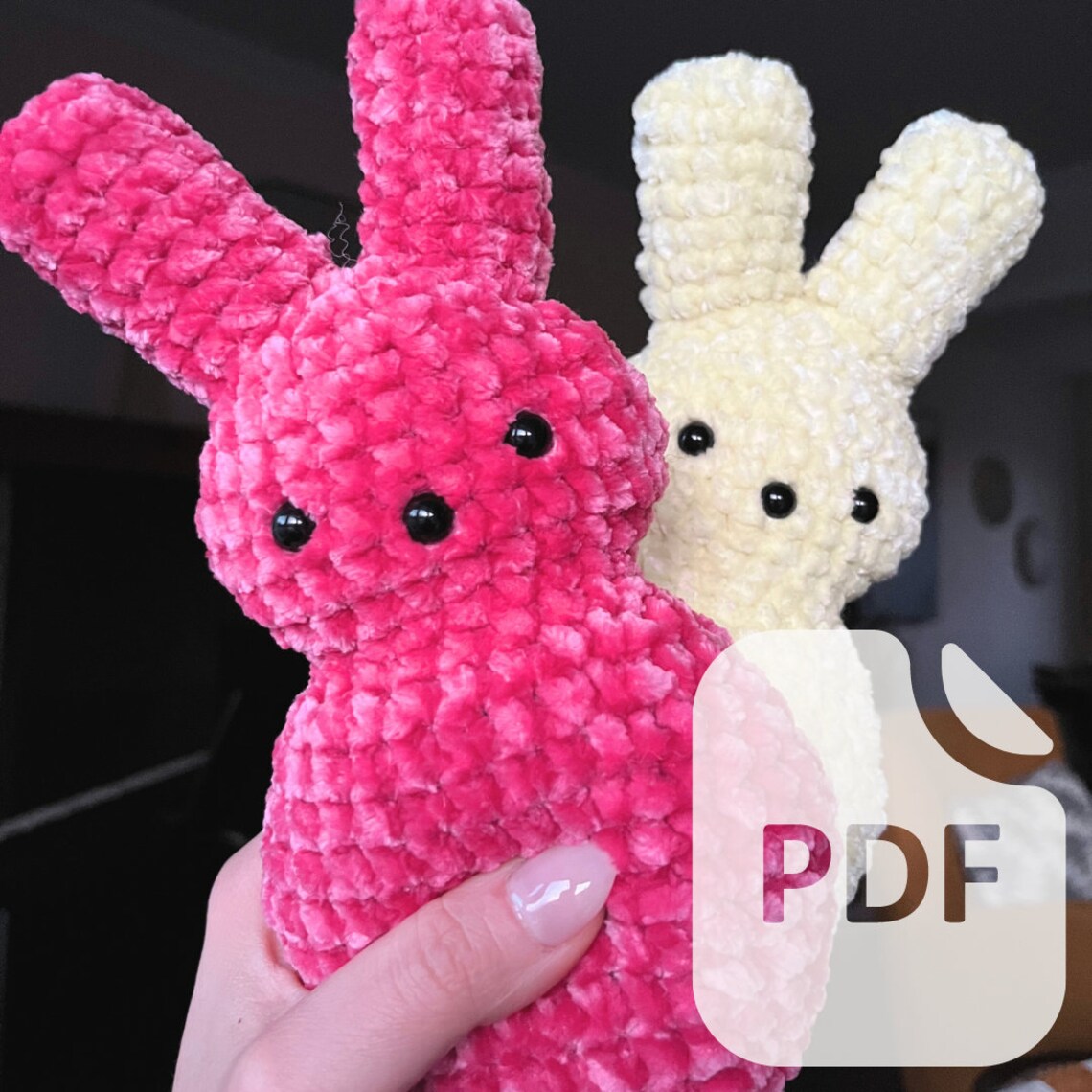 Pattern Crochet Peeps Download PDF Amigurumi Easter Beginner Friendly ...